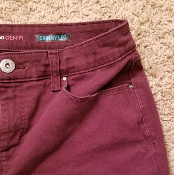 Style & Co. | Jeans | Maroon Jeans | Poshmark